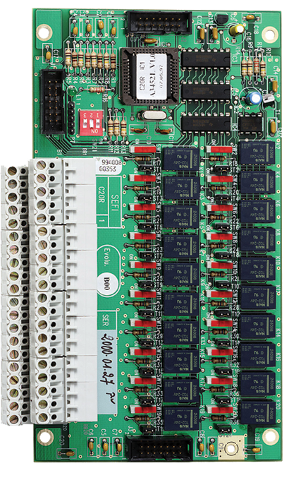 C20R – 20 relay card – SD3 – Systèmes de détection incendie